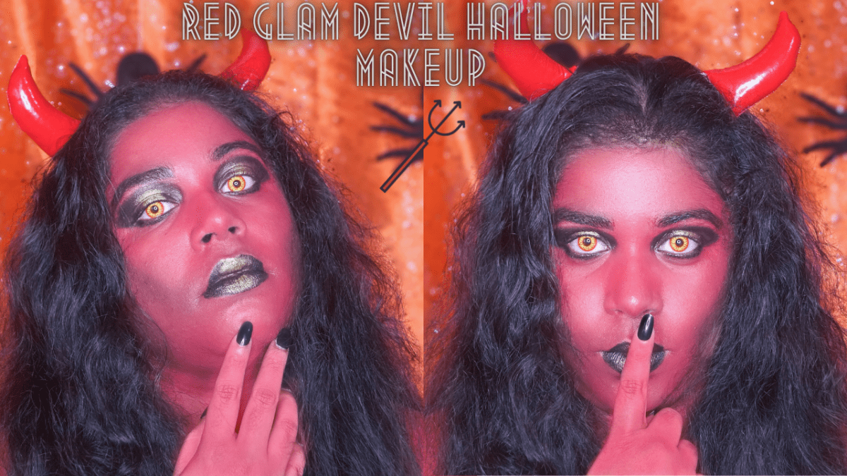 RED GLAM DEVIL HALLOWEEN MAKEUP ⎢MAKEUP TUTORIAL